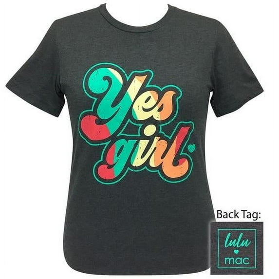 Girlie Girl Originals Lulu Mac Yes Girl T-Shirt - Walmart.com