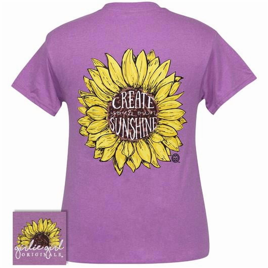Girlie Girl Originals Preppy Create Sunshine Sunflower 2 T-Shirt ...