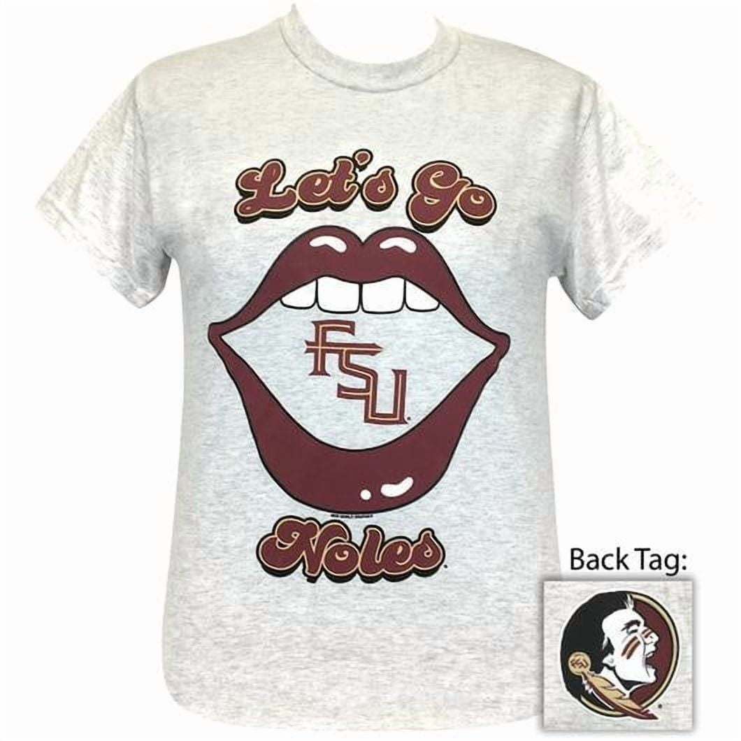 Girlie Girl Originals Preppy Florida State FSU Lips T-Shirt - Walmart.com