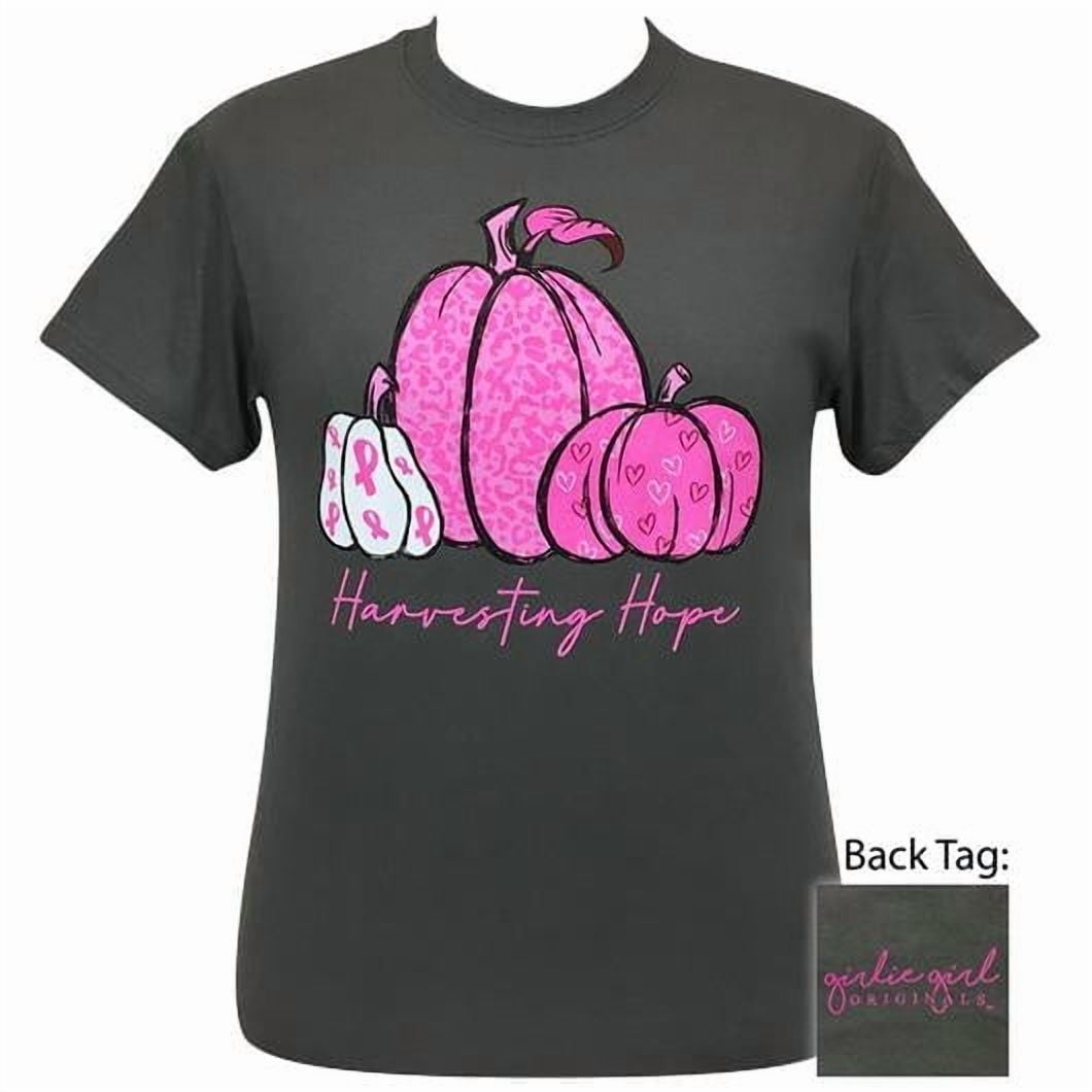 Girlie Girl Originals Preppy Harvesting Hope Pumpkin Breast Cancer T ...
