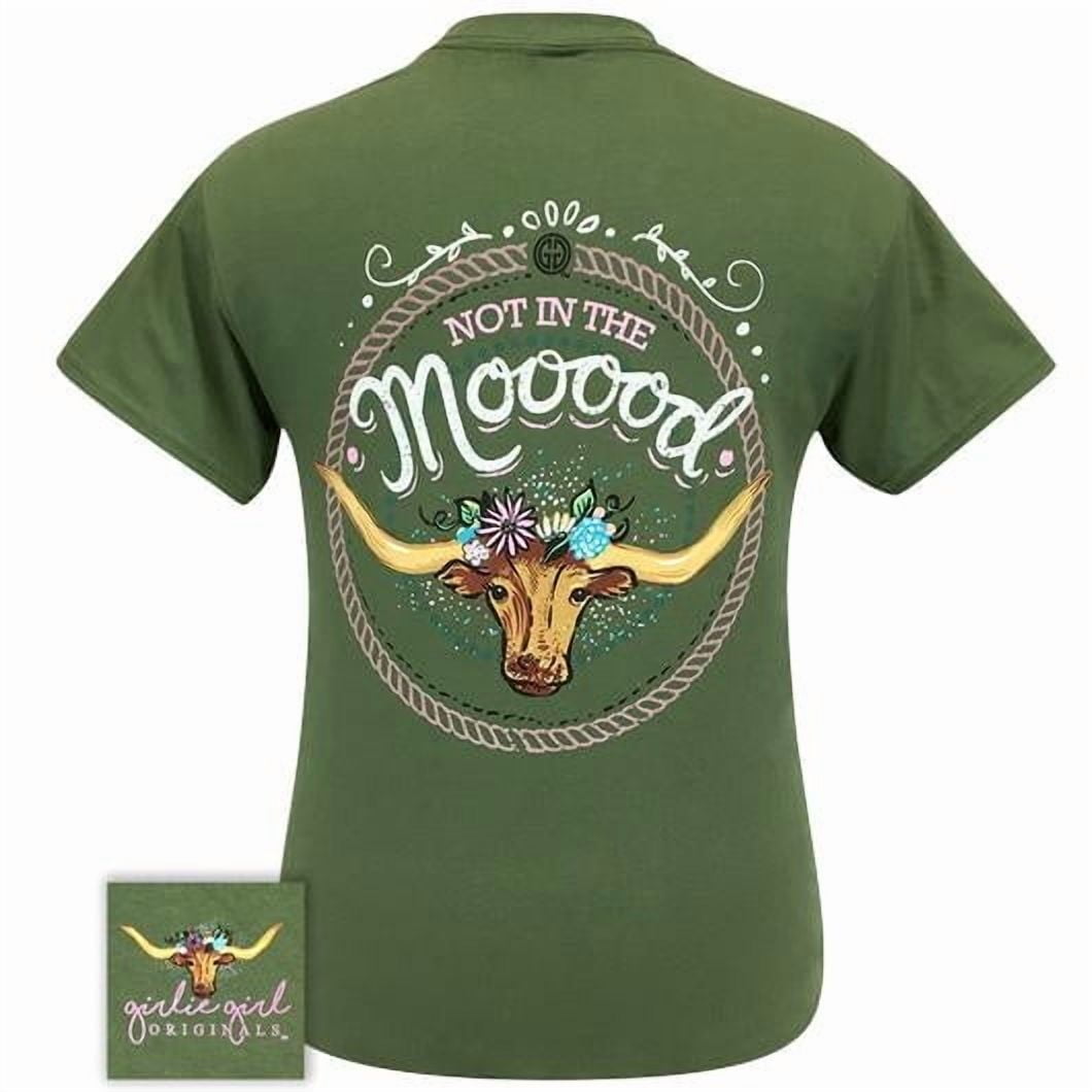 Girlie Girl Originals Preppy Not In The Mood Bull T-Shirt - Walmart.com
