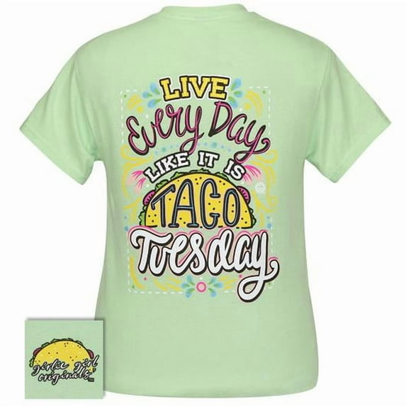 Girlie Girl Originals Preppy Taco Tuesday T-Shirt - Walmart.com