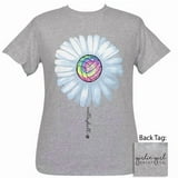 Girlie Girl Originals Preppy Volleyball Daisy T-Shirt - Walmart.com
