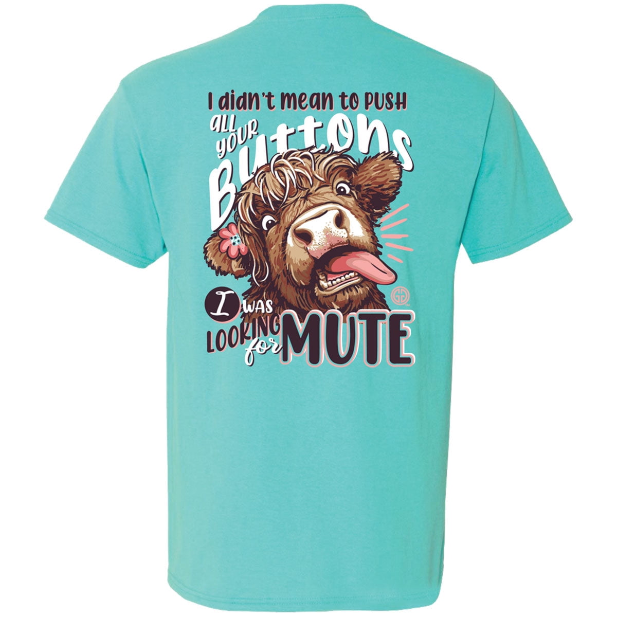 Girlie Girl Originals Push Buttons Cow T-Shirt - Walmart.com