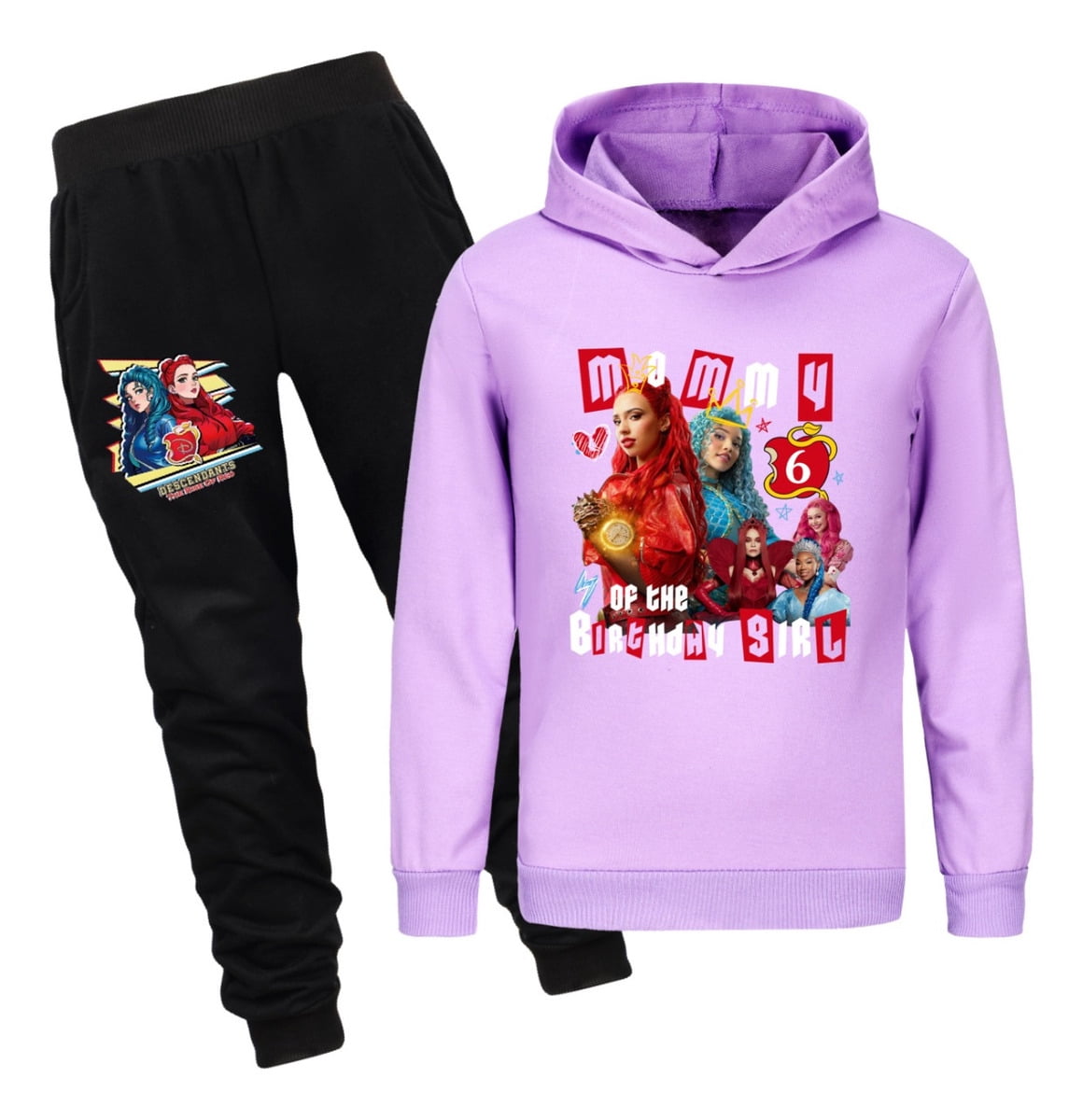 Girls 2-Piece Descendants 4 Hoodie Set – The Rise of Red Princess Red ...