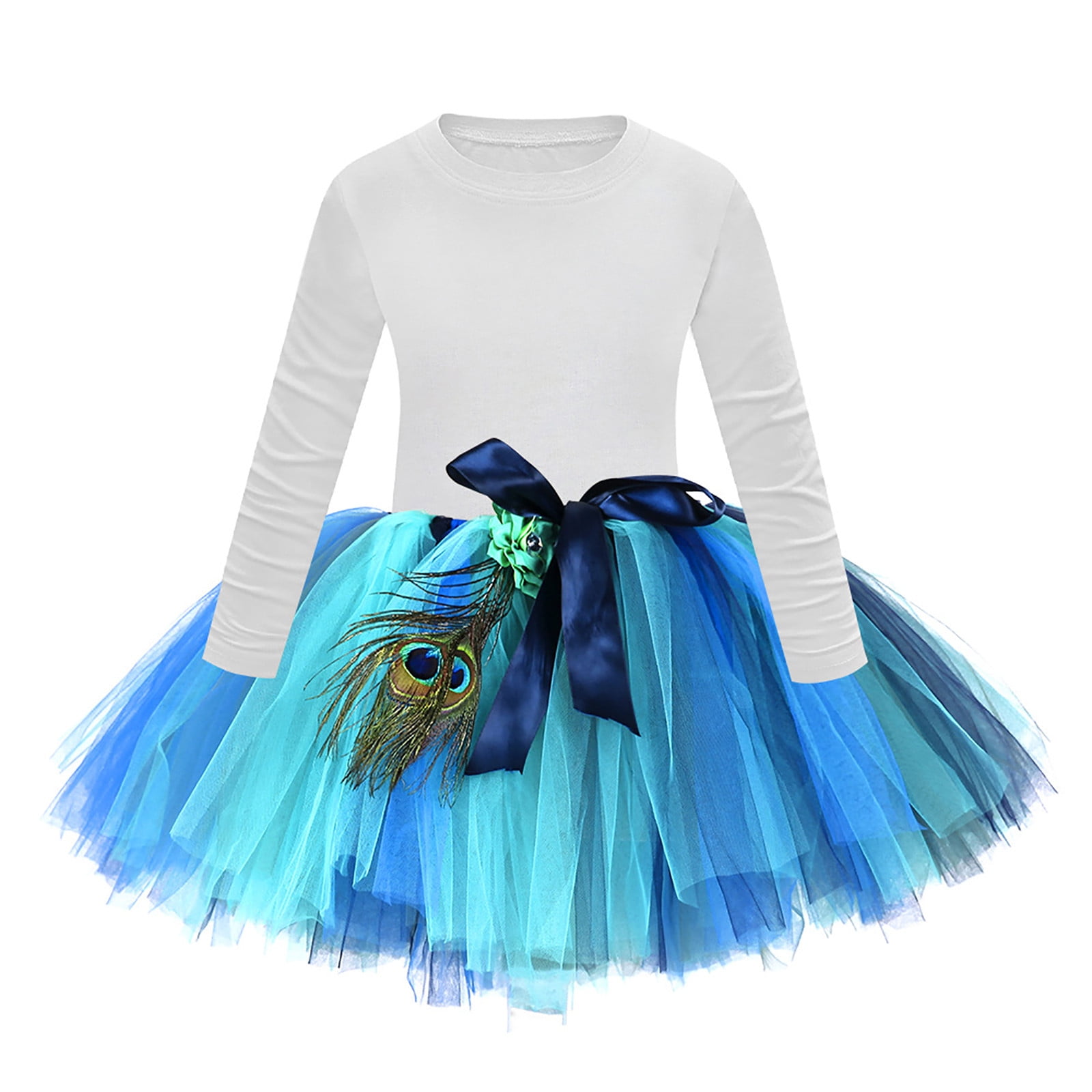 Girls 2 Piece Outfit Kid Toddler Children Girls Long Sleeve Solid T ...