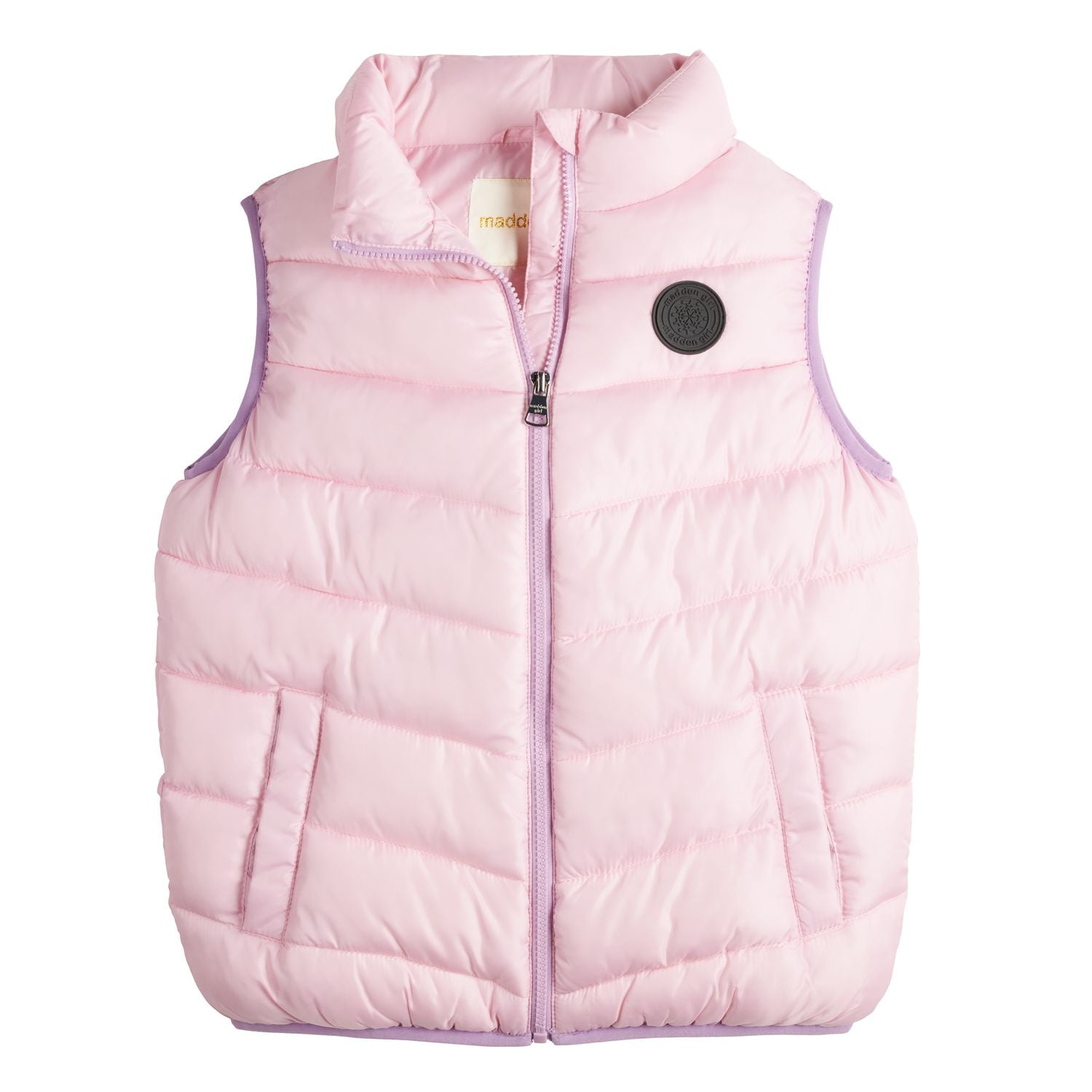 Girls 4-18 madden girl Puffer Vest Jacket Color: Rose Size: 4-5 ...