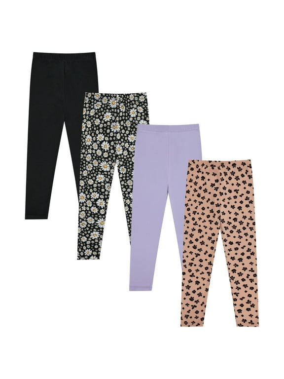 Wonder Nation Girls Kid Tough Leggings, Sizes 4-18 & Plus - Walmart.com