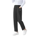 Girls 5-15 Years Water Resistant Sun Protection Pants Elastic Waist ...