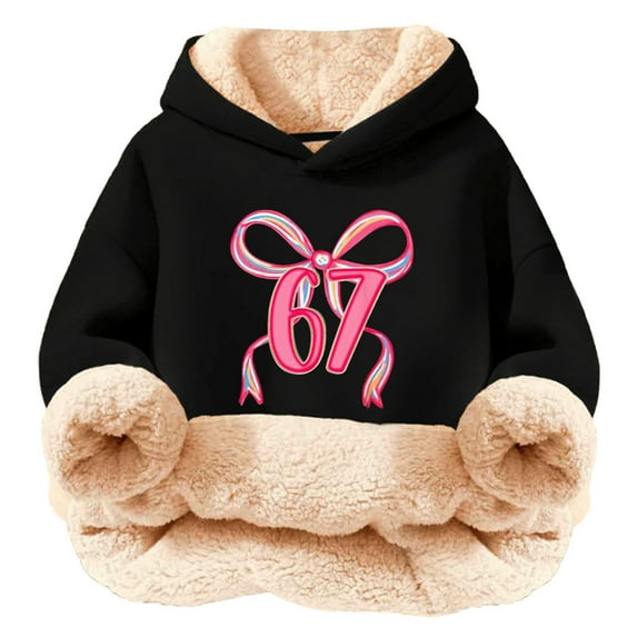 Girls 6 7 Oversized Crewneck Sweatshirts Kids Fashion Fleece Drop ...