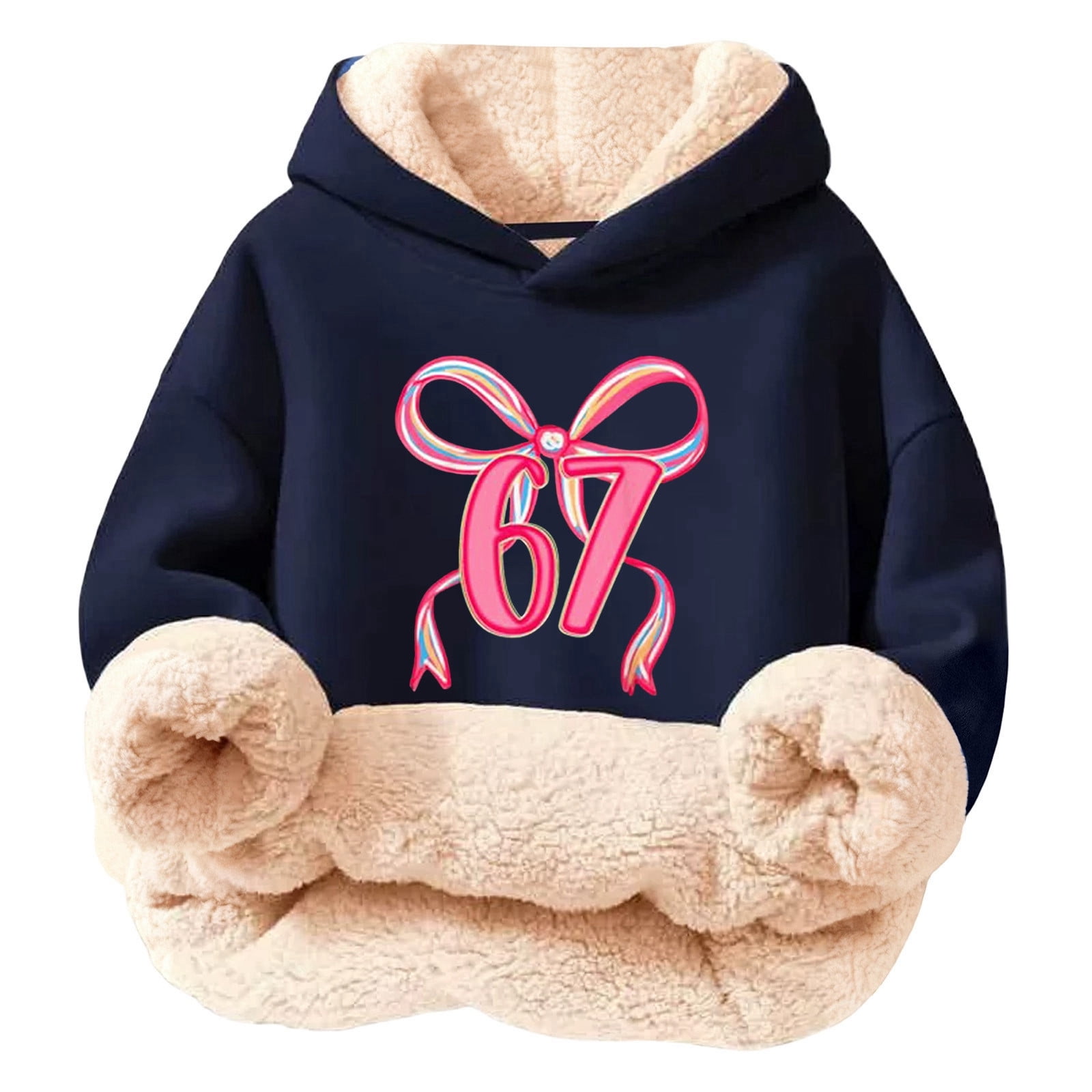 Girls 6 7 Oversized Crewneck Sweatshirts Kids Fashion Drop Shoulder ...