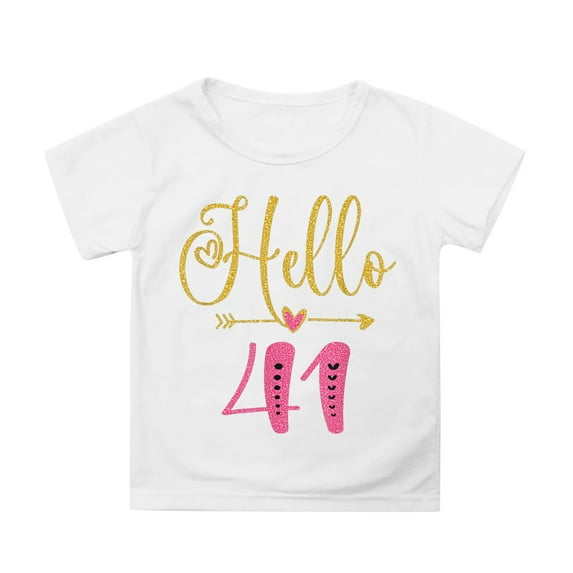 Girls 67 Meme Short Sleeve Tshirts Cute Cartoon Digital Print Casual ...