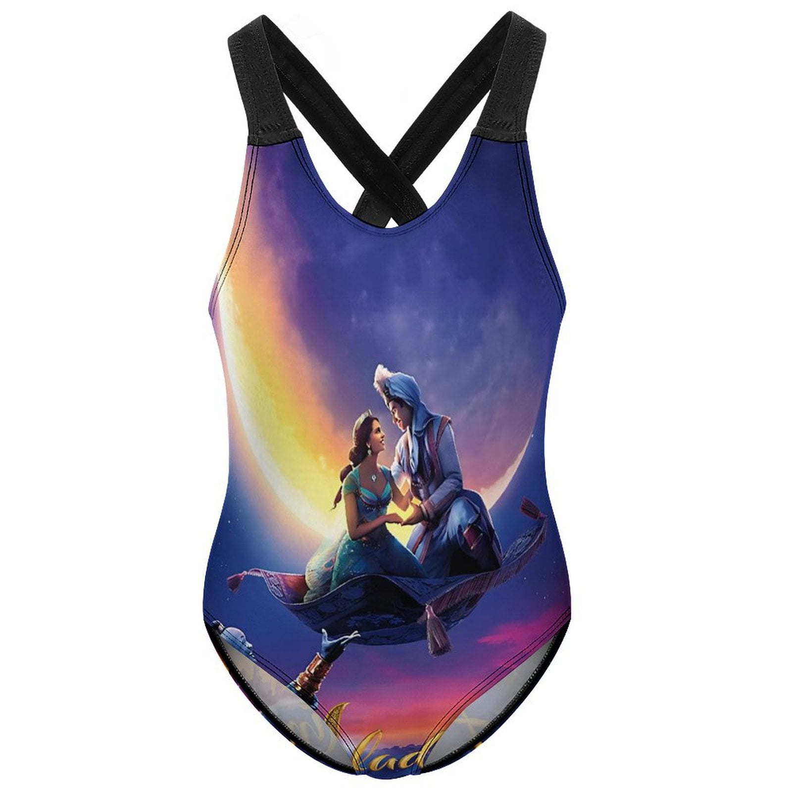 Girls Alad-di Gen-ie Swimsuit One Piece Bathing Suit for Girls Swimwear ...