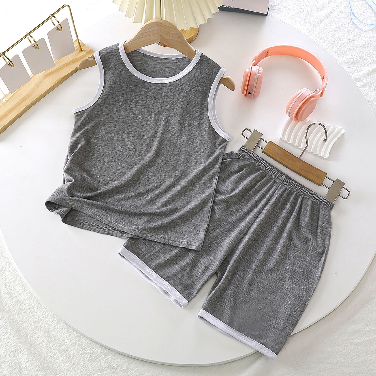 Girls And Boys Clothing Sets 2 Piece Short Sleeve T Shirt And Pant Sets ...