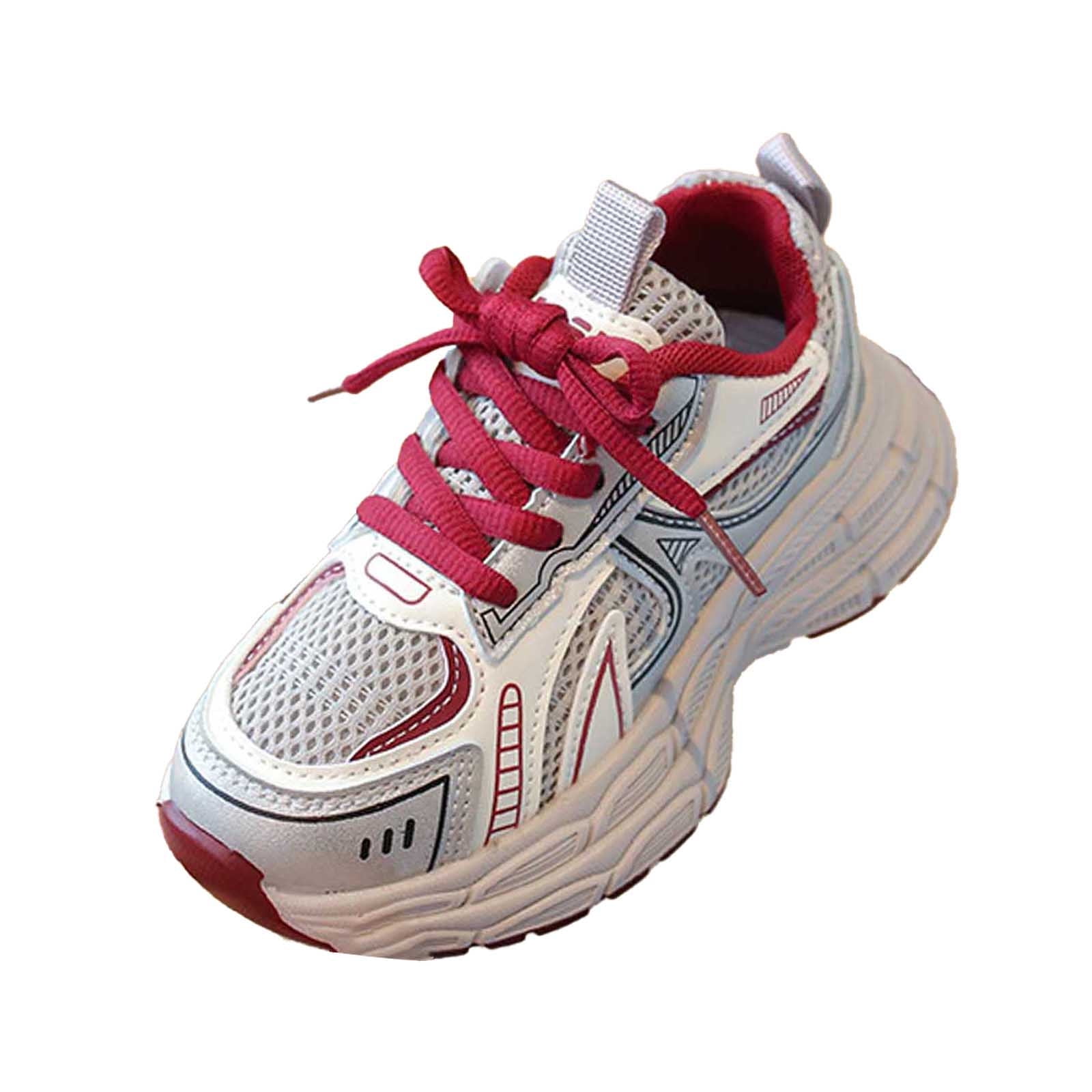 Girls Athletic Shoes Retro Casual Walking Shoes for Toddler Kids Girls ...