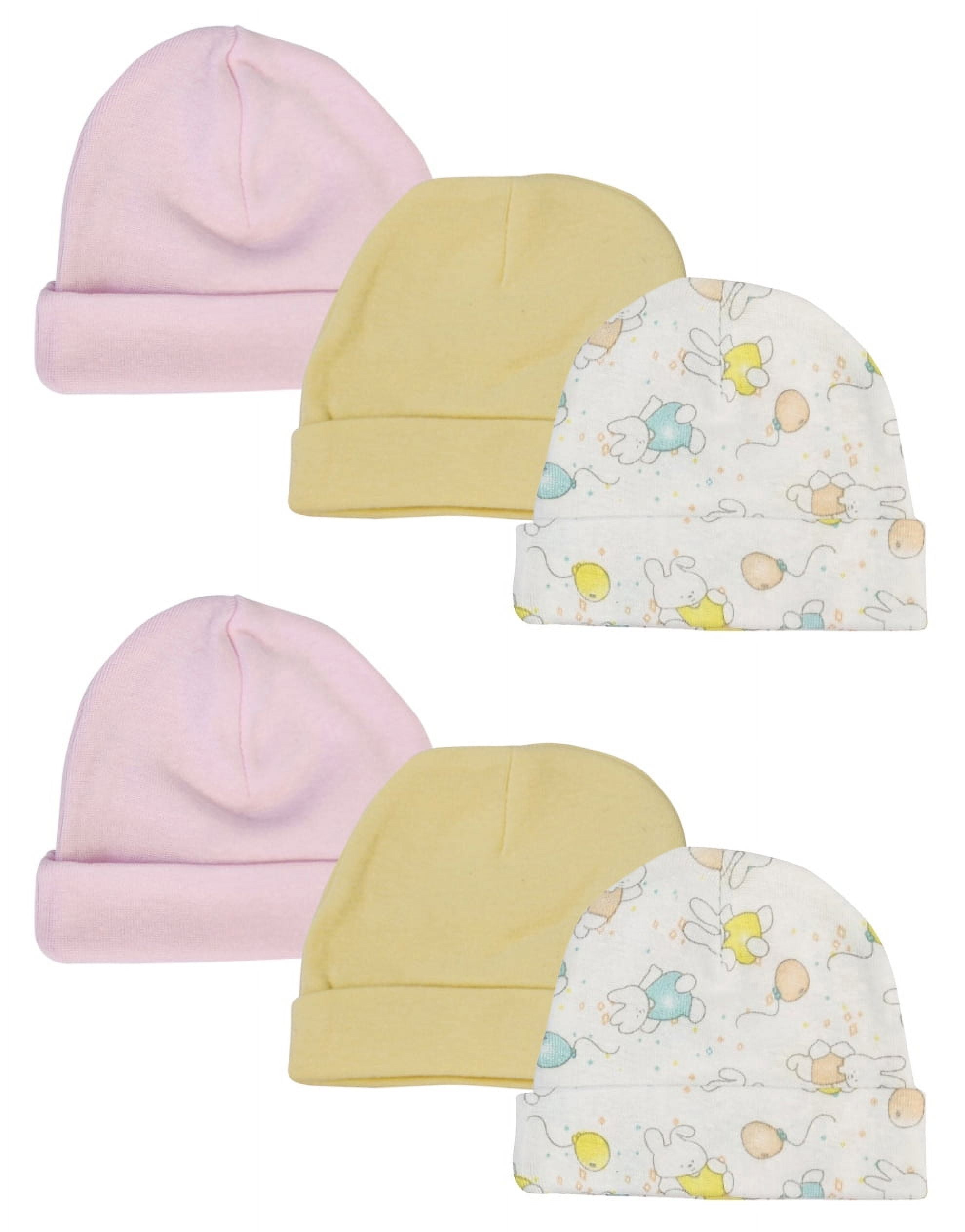 Girls Baby Caps (Pack of 6) - Walmart.com