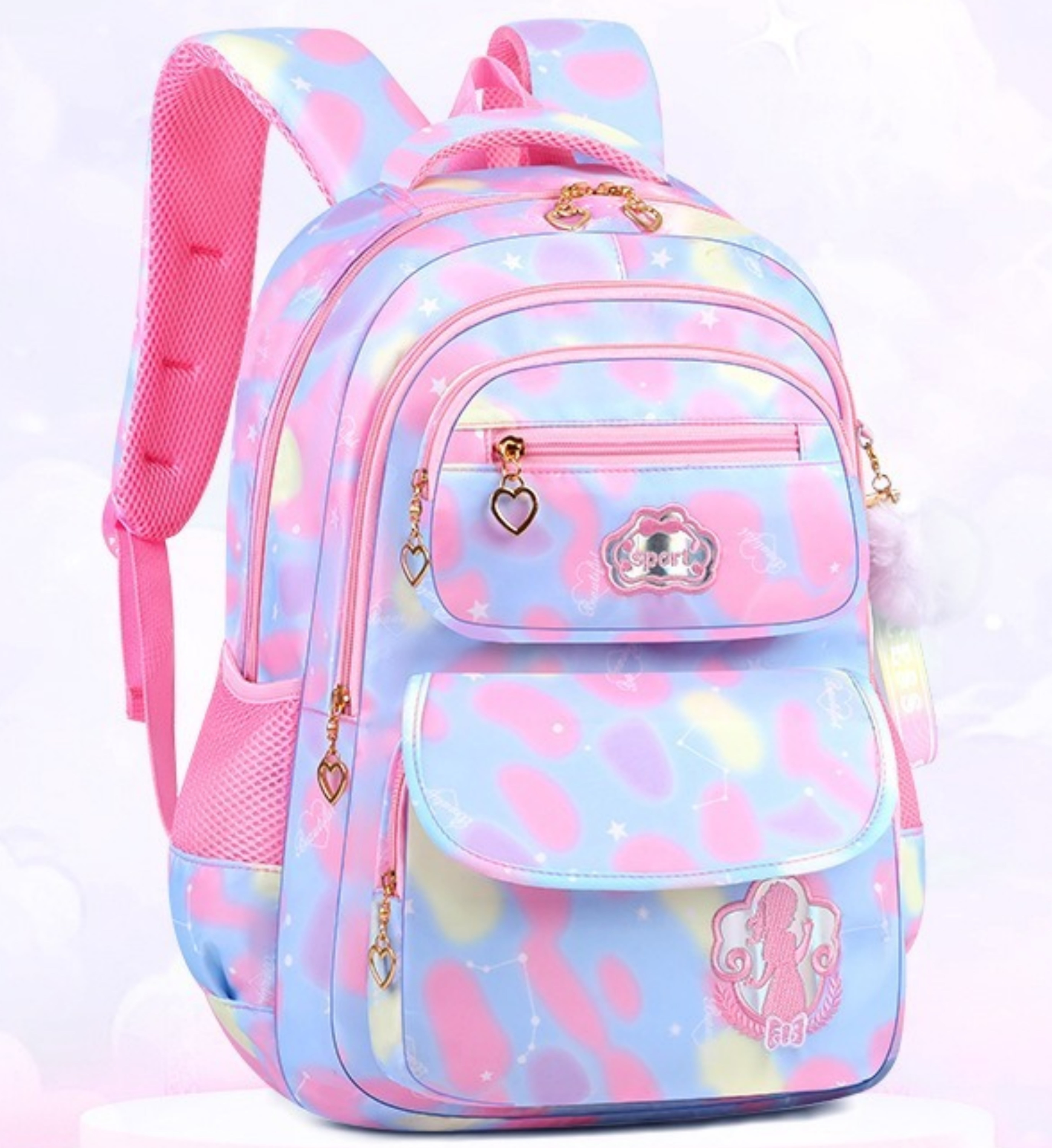 School Backpack for Girls Cute School Bag for Students Kids Large Book ...