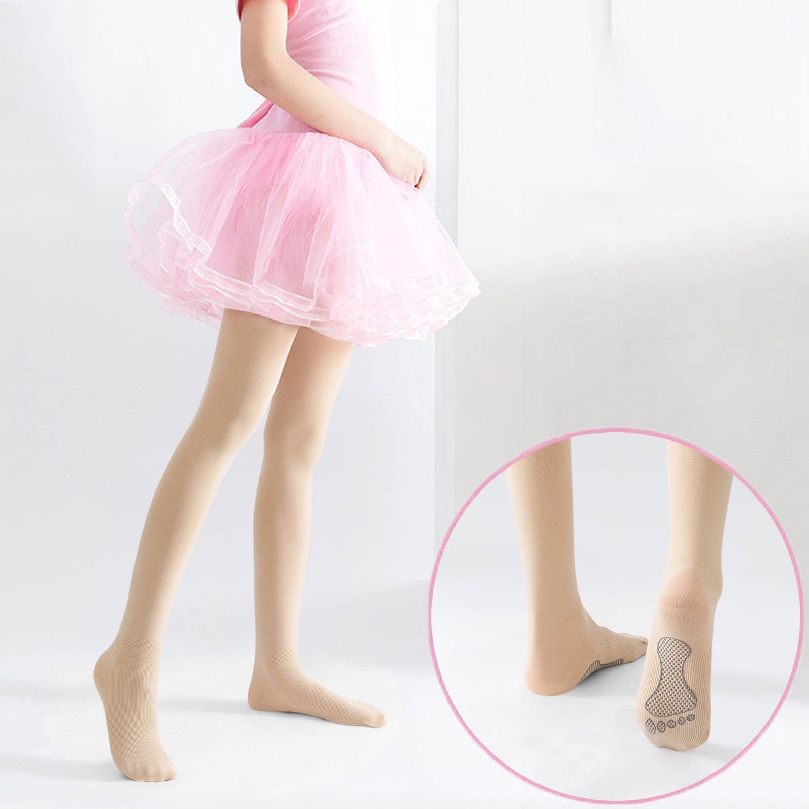 Girls Ballet Dance Tights 3-14 Years Under Dress Soft Leggings Teens ...