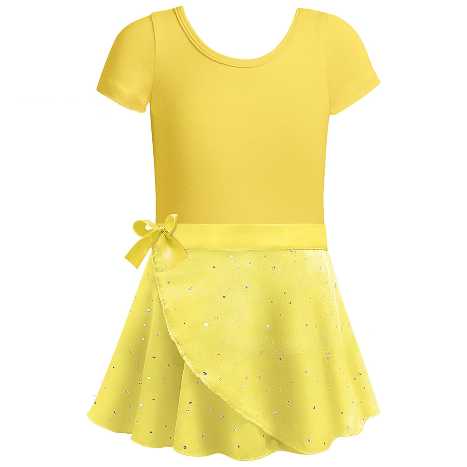 Girls' Ballet Dress Two-Piece Dance Outfit with Heart Motif for ...