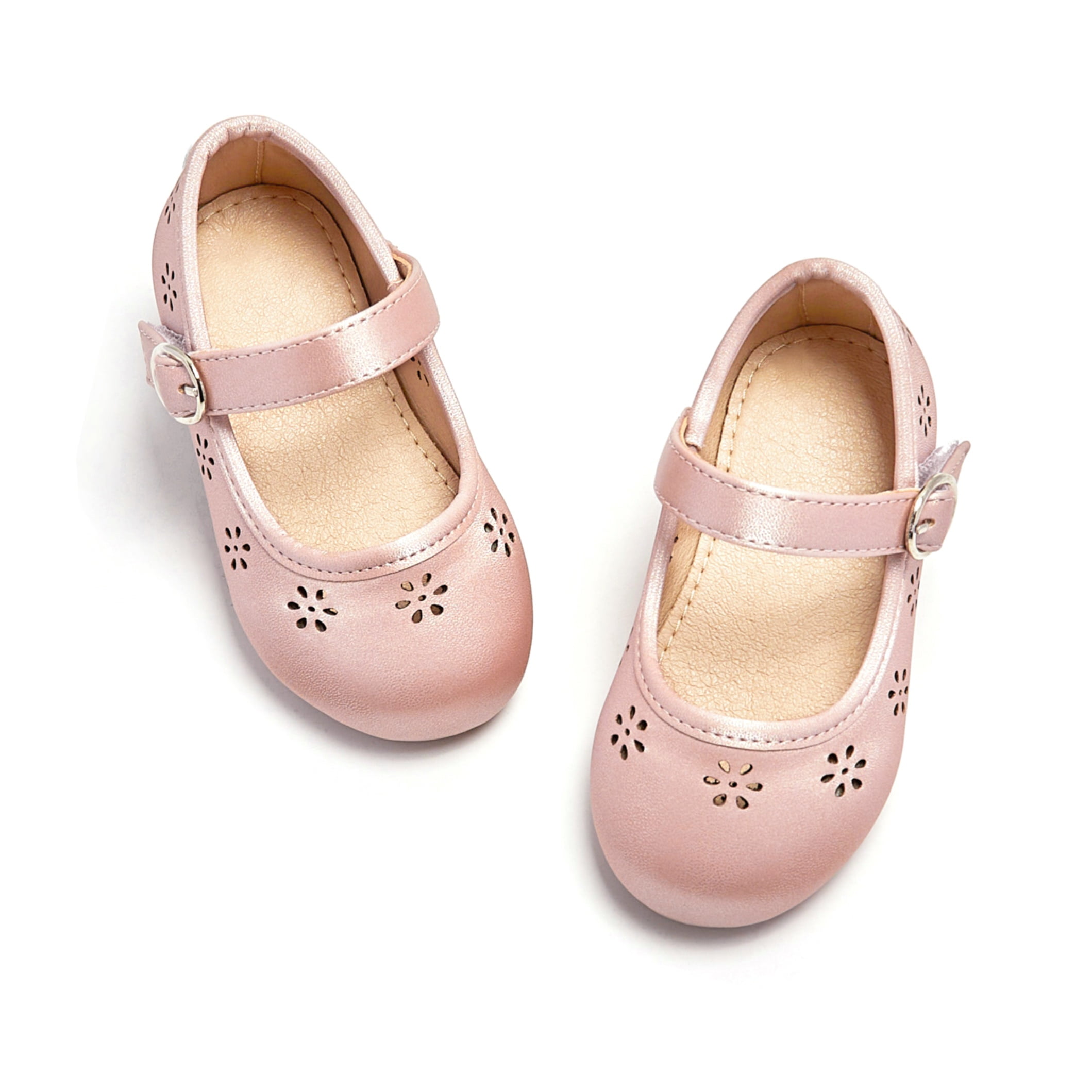 Girls Ballet Mary Jane Flats Toddler Kids Flower Girls Party Dress ...