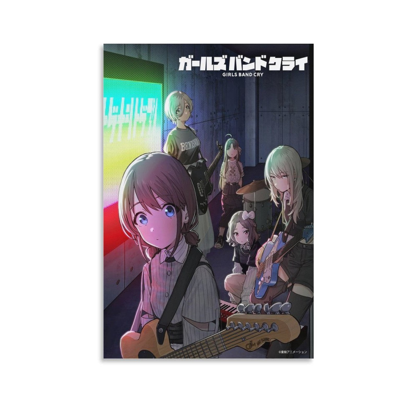 Girls Band Cry Anime Poster (6) Picture Print Canvas Poster Wall Paint ...