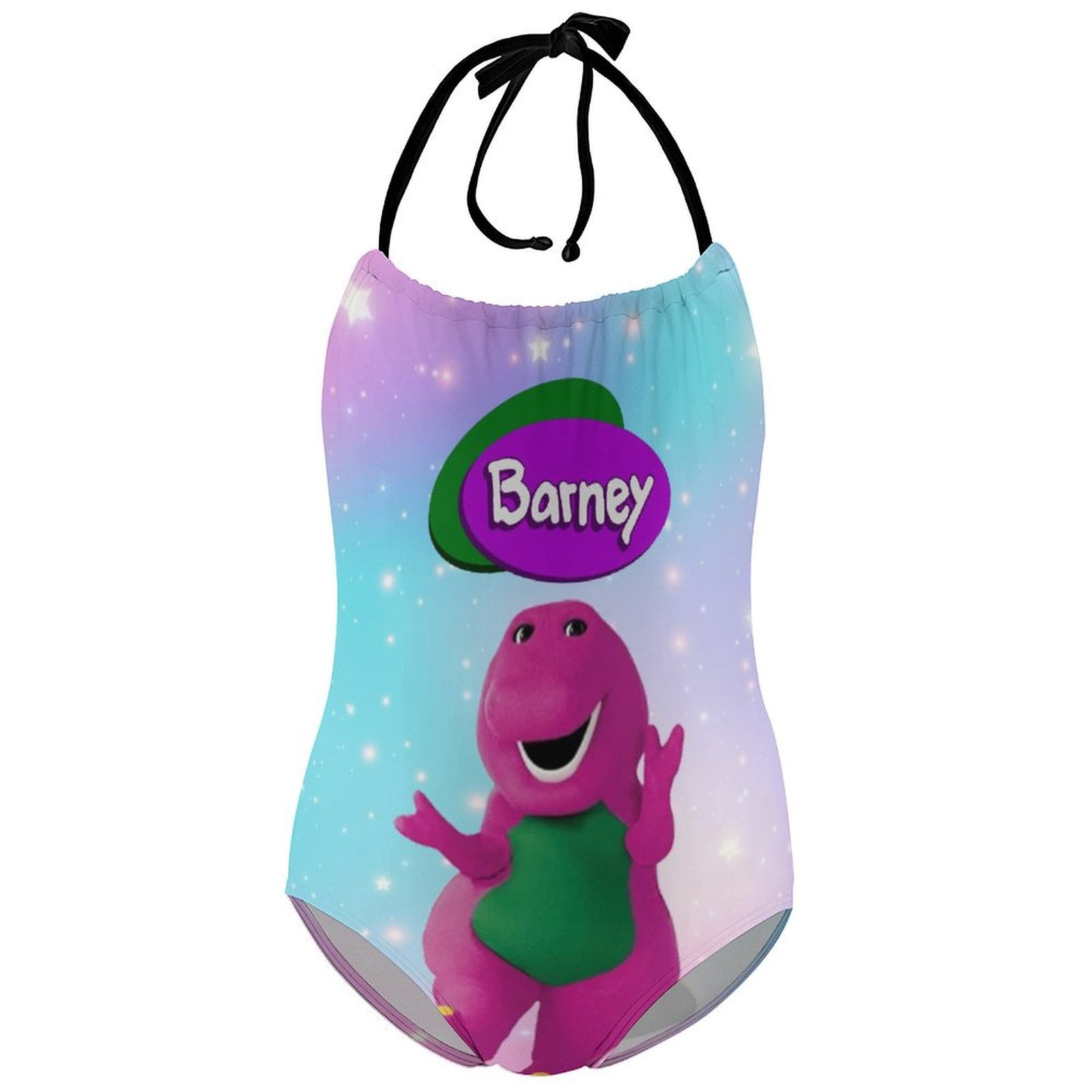 Girls Barney And Friends One Piece Halter Swimsuits Bathing Suit for ...