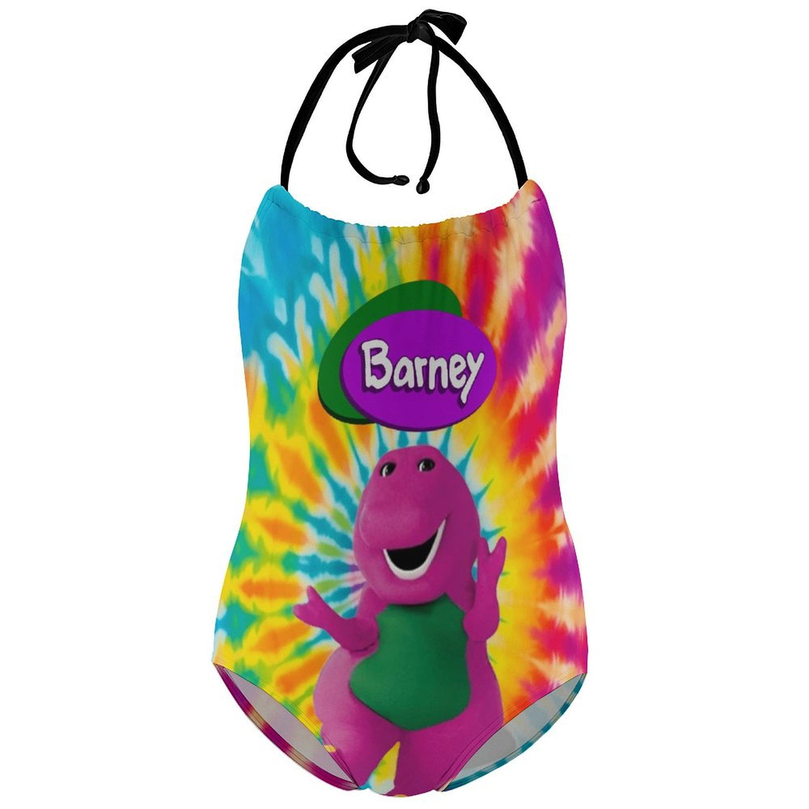 Girls Barney And Friends One Piece Halter Swimsuits Bathing Suit for ...