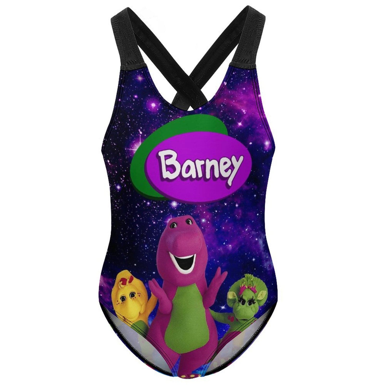 Girls Barney And Friends One Piece Swimsuits Bathing Suit for Kids ...