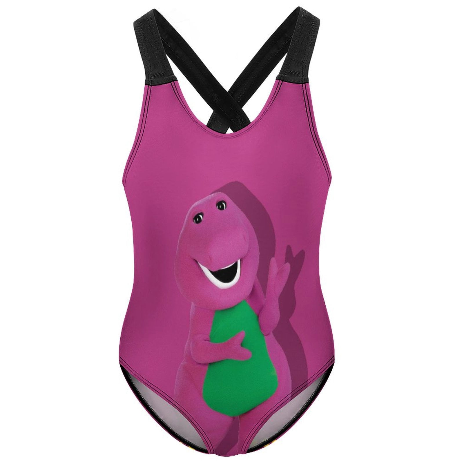 Girls Barney And Friends One Piece Swimsuits Bathing Suit for Kids ...