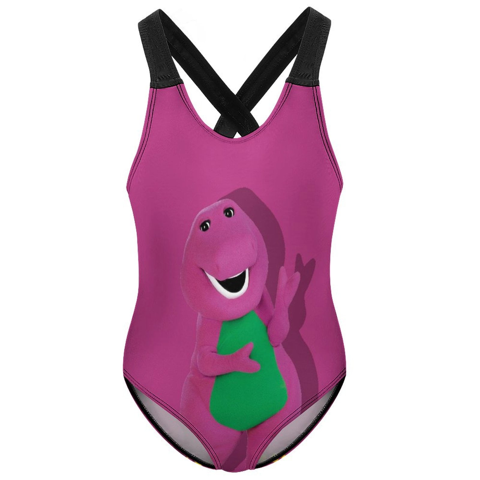 Girls Barney And Friends One Piece Swimsuits Bathing Suit for Kids ...