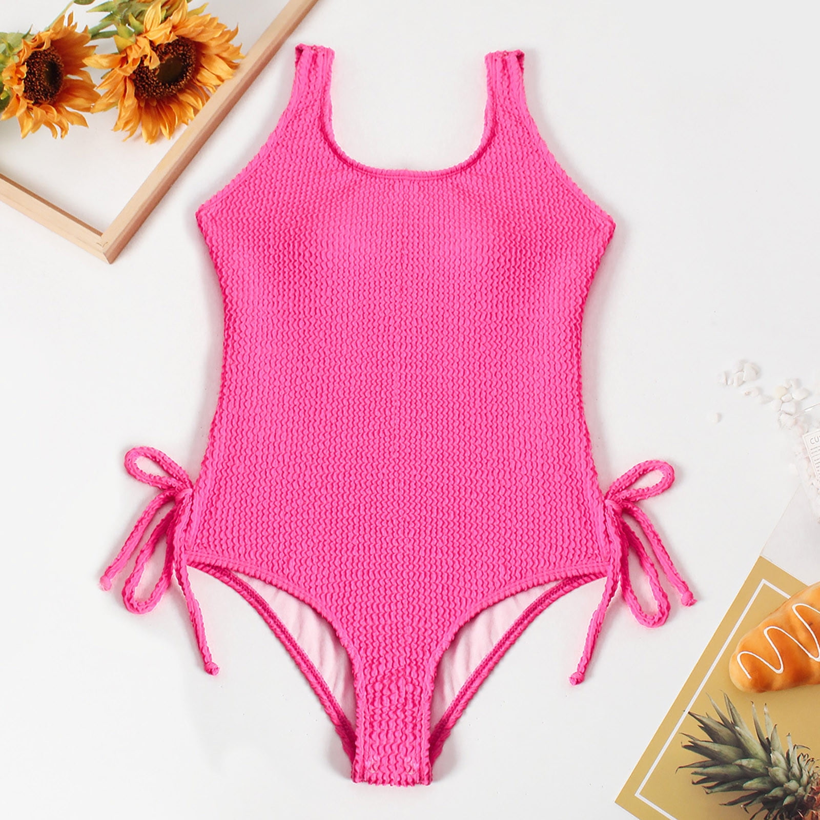 Girls Bathing Suit Girls 1 PC Swimsuits Cute Girl Clothes for Teenage ...