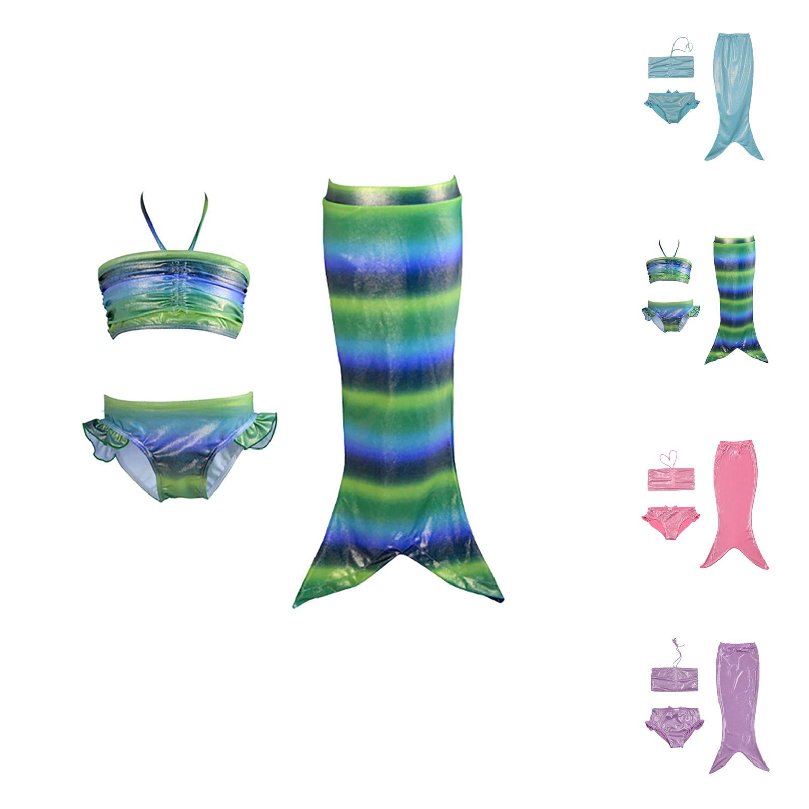 Girls Bathing Suit Girls Beach Swimwear Girls Swimwear Print 3-Piece ...