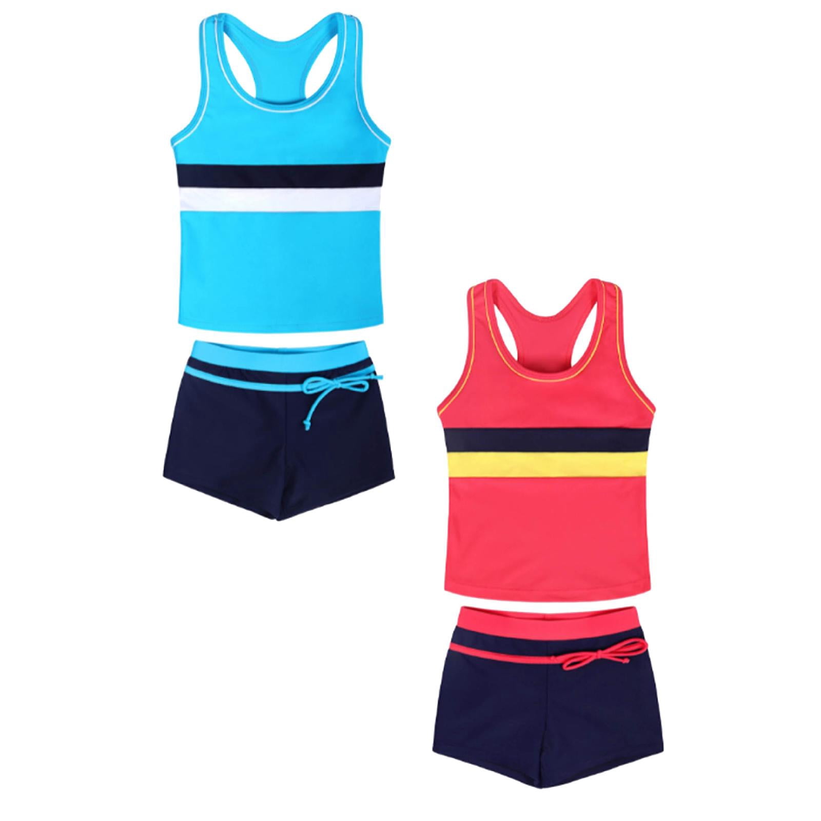 Girls Bathing Suit Size 8 Girls Swimsuit 4 Piece Bathing Suit ...