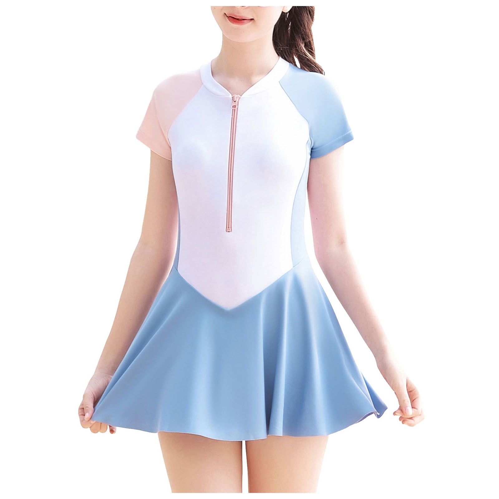 Girls Bathing Suit Size 8 Girls Swimsuit Criss Cross Ruched One Piece ...