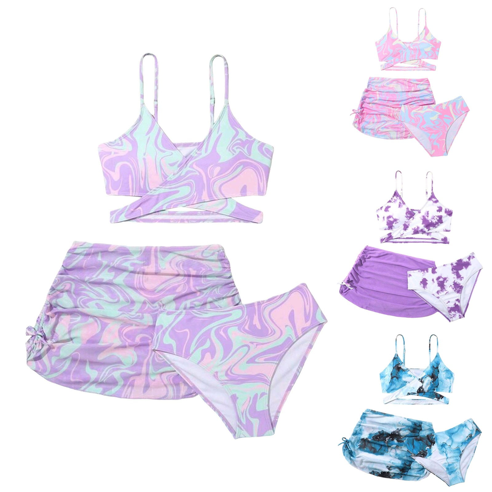 Girls Bathing Suits Size 10-12 Bikini Girls Swimsuits Size 7-8 Bathing ...