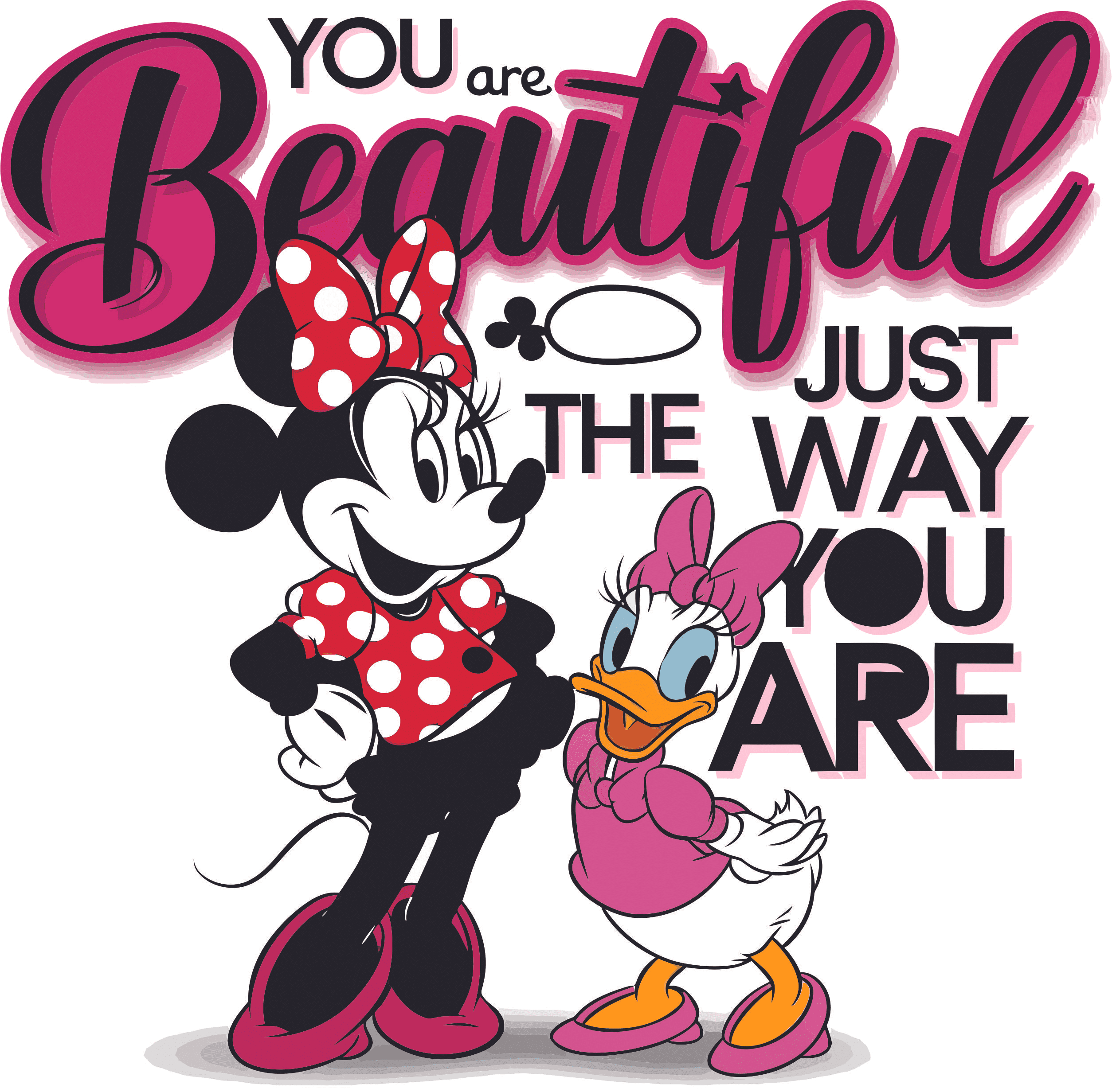 Girls Beautiful Just The Way You Are Cute Quote Wall Decal Decoration ...