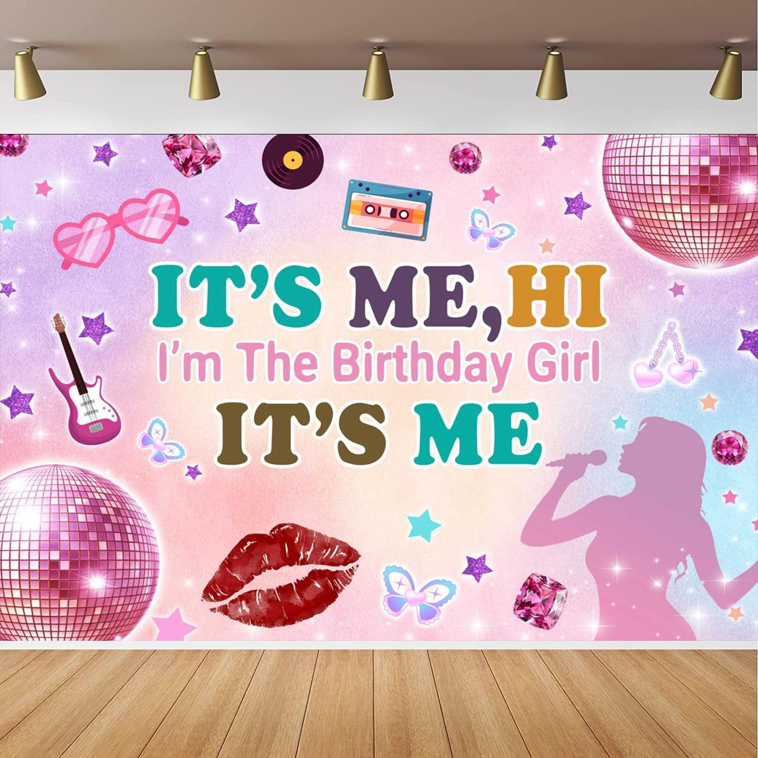 Girls Birthday Party in My Birthday Era Beautiful Backdrop for Popular ...