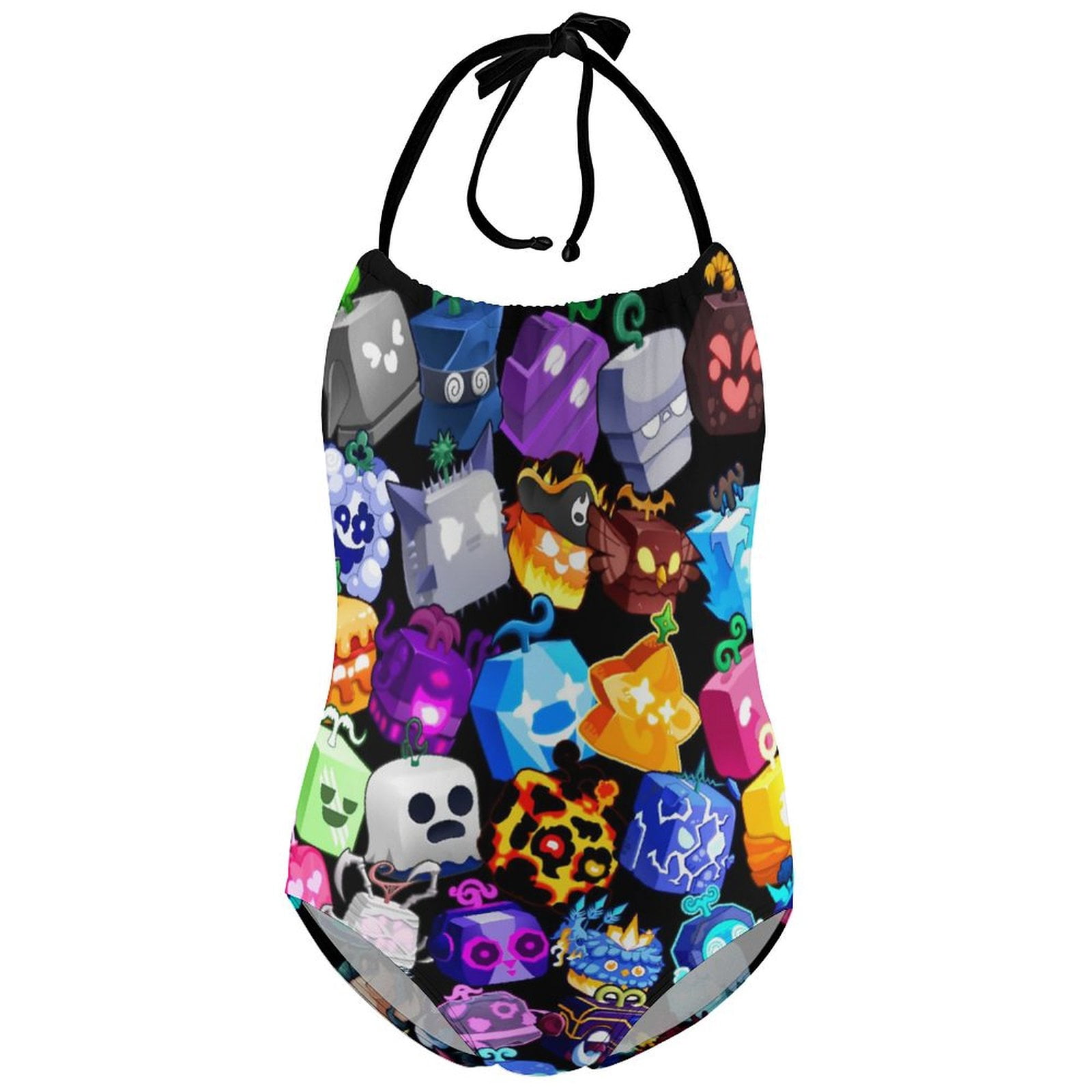 Girls Blox Fruits One Piece Swimsuit Bathing Suit Beachwear - Walmart.com