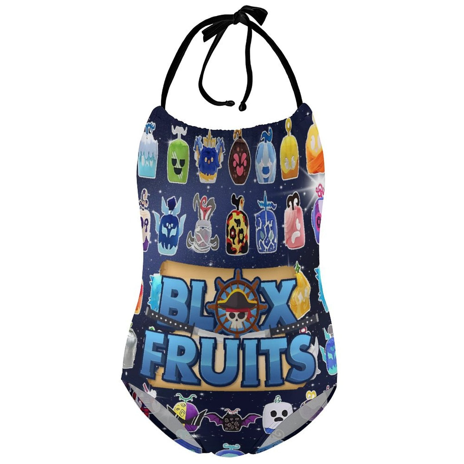 Girls Blox Fruits One Piece Swimsuit Bathing Suit Beachwear - Walmart.com