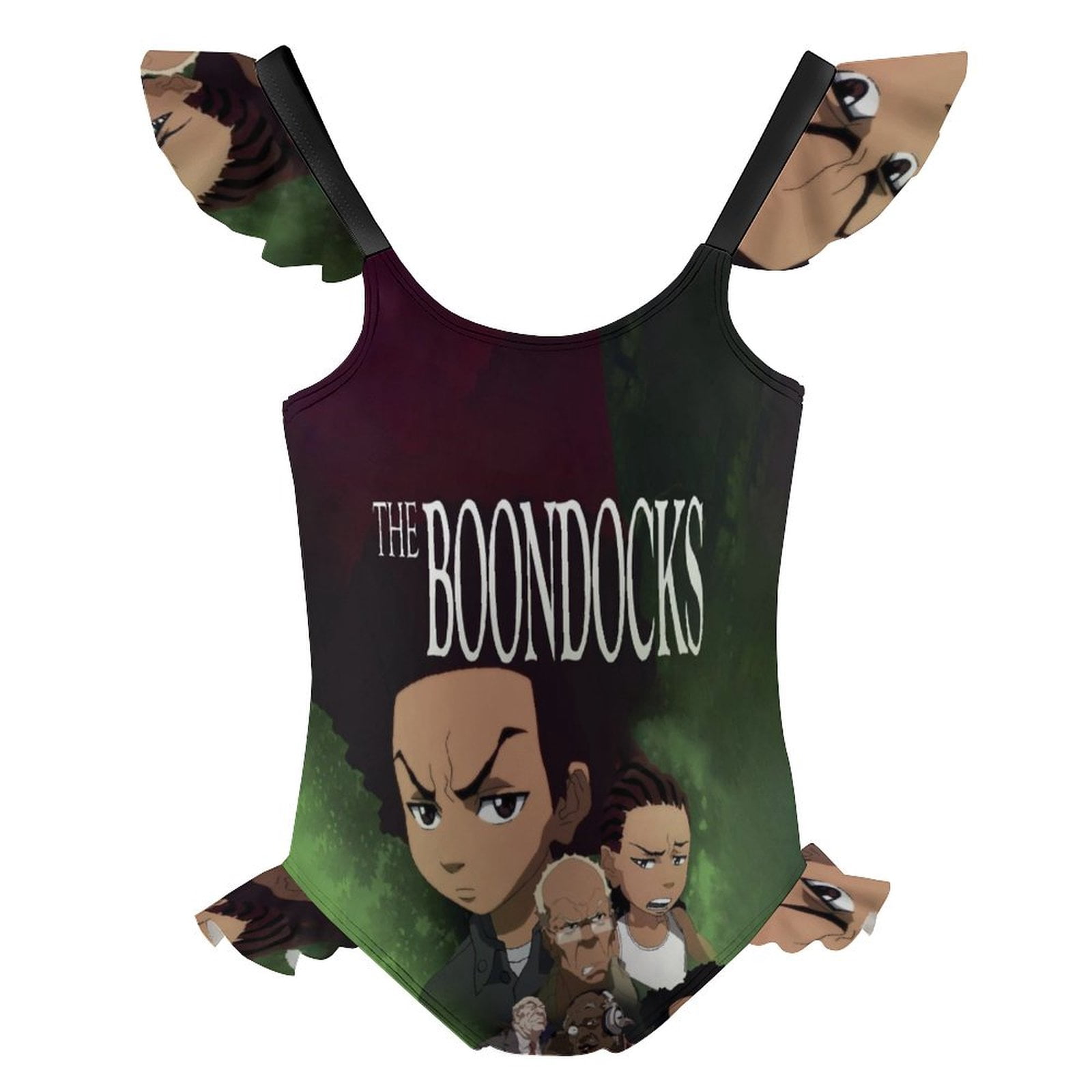 Girls Boondoc-k One Piece Swimsuit Kids Cute Ruffle Bathing Suit ...
