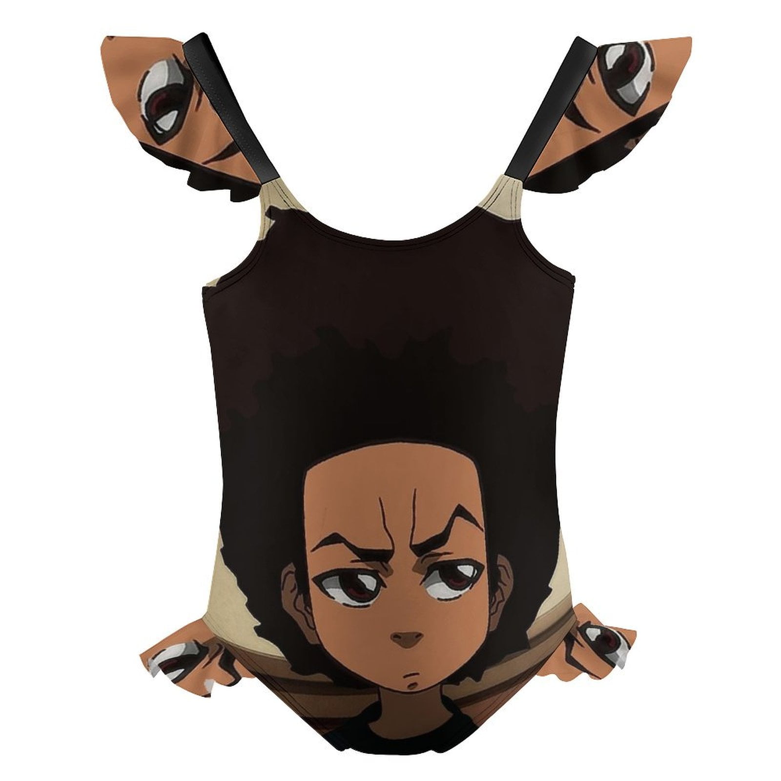 Girls Boondoc-k One Piece Swimsuit Kids Cute Ruffle Bathing Suit ...