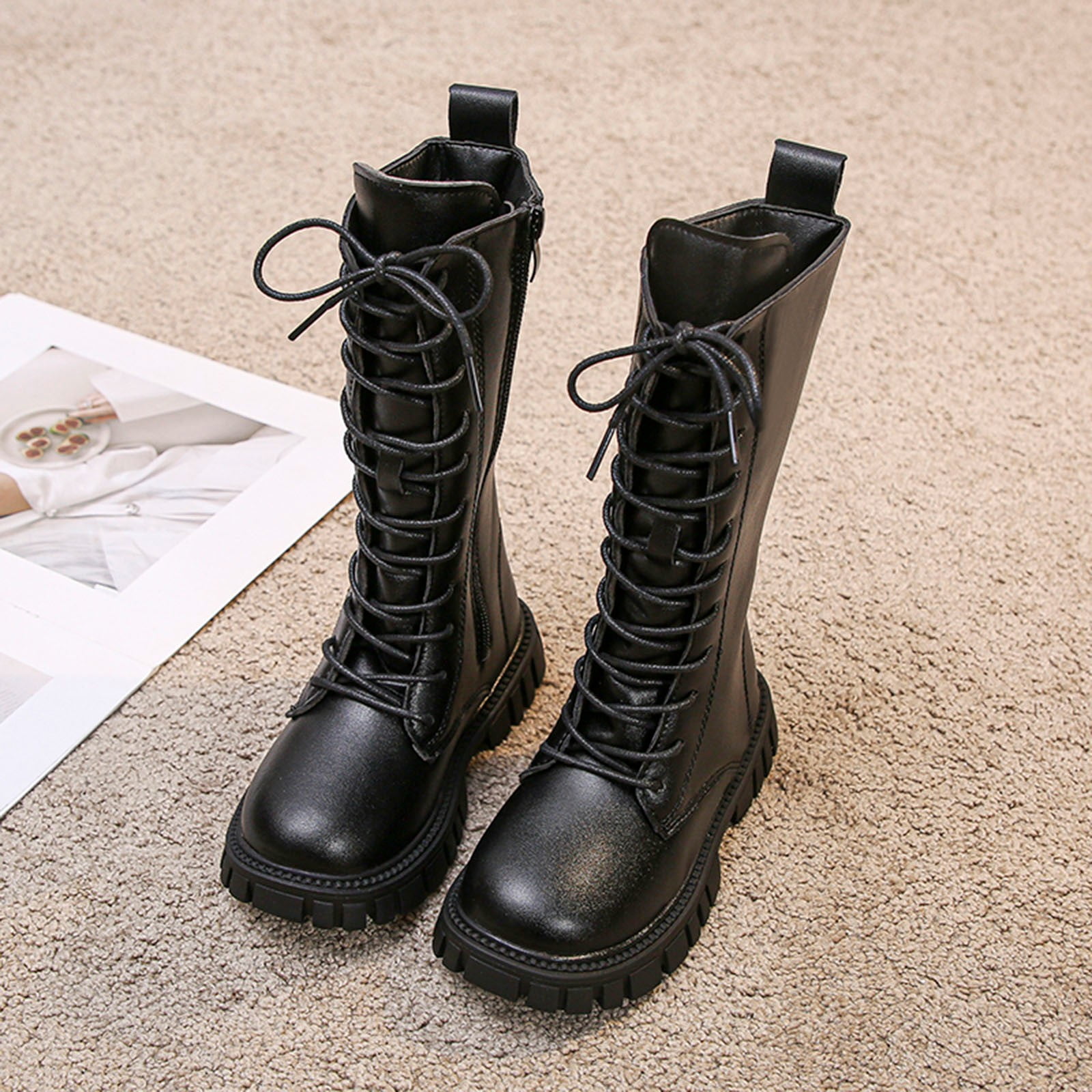 Girls' Boots for Winter 2025 New high boots, Korean style British ...