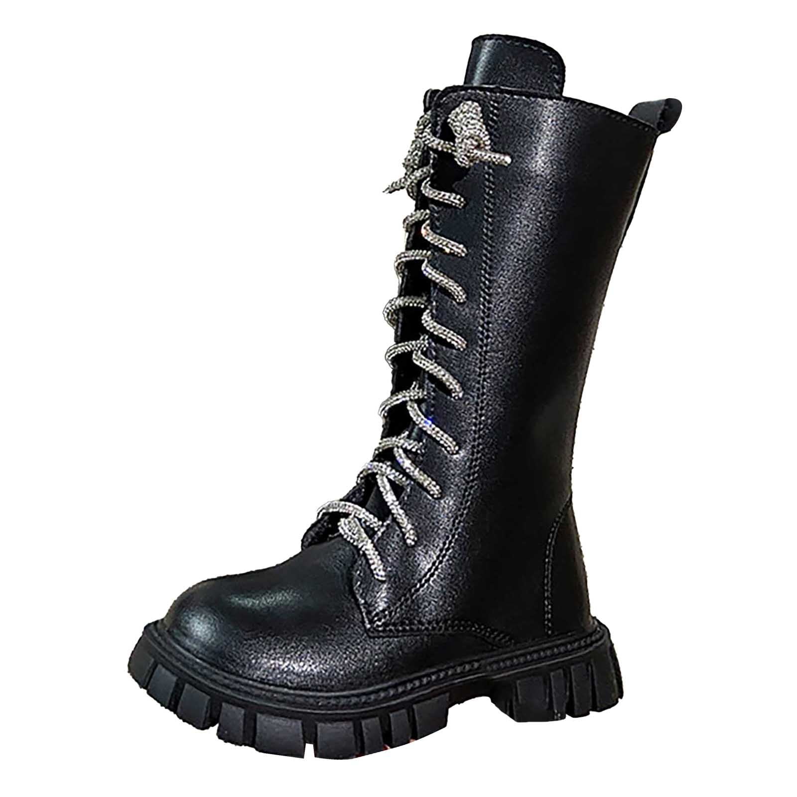 Girls Boots,and Shine Girls Knee High Dress Boots With Rhinestones for ...