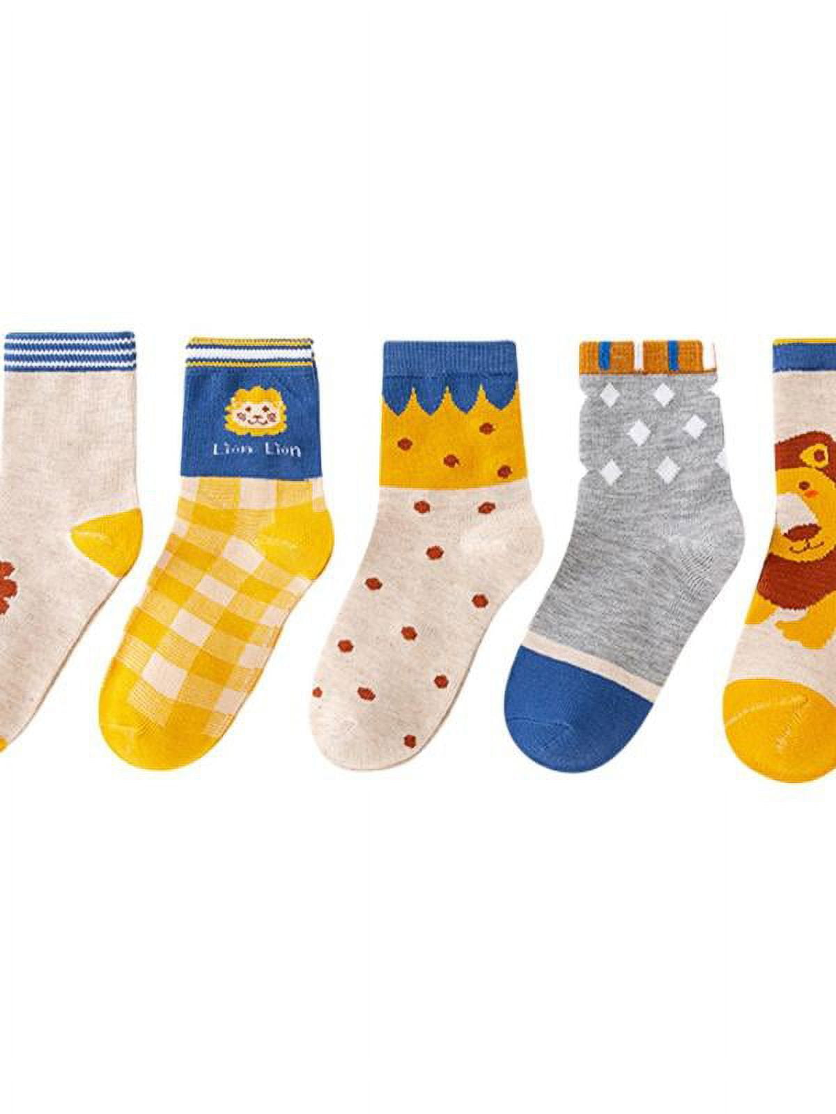 Girls' Boy's 5-Pack Neutral Sock Crew - Walmart.com