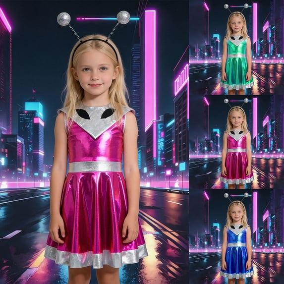 Girls Boys Artificial Intelligence Alien Role Play Dress Up Roleplay ...