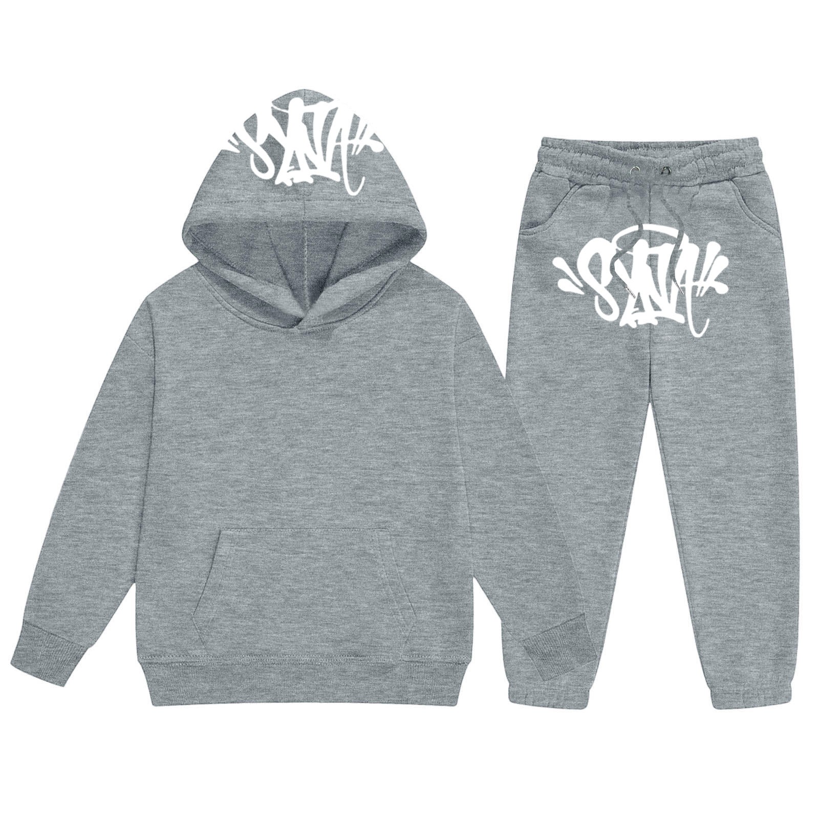 Girls Boys Hoodie Sweatshirts Syna Worlds Letter Print Outfits Set Long ...