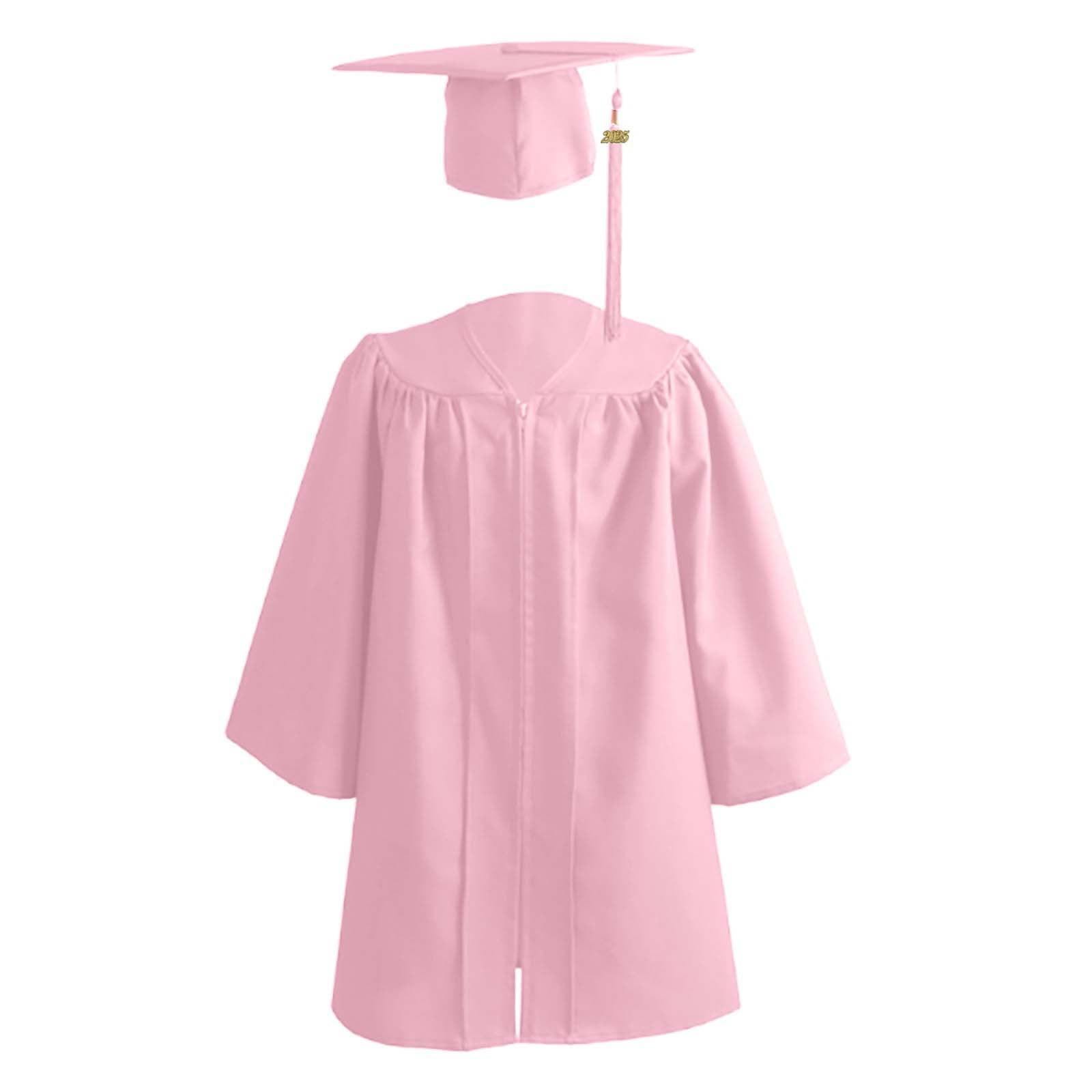 Girls Boys Kindergarten Graduation Cap And Gown For Toddlers Red Cap ...