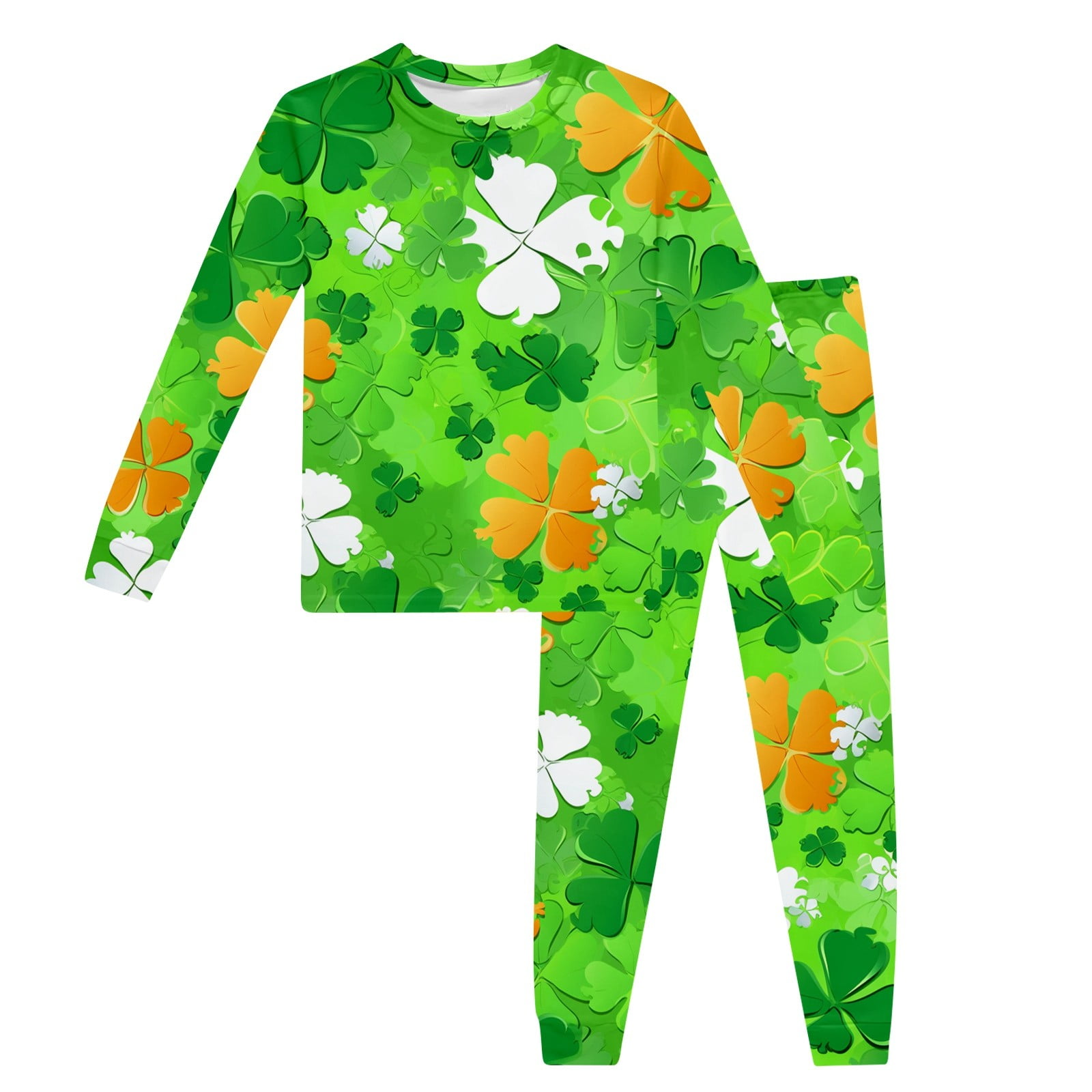 Girls Boys Loungewear Set St Patricks Day Pajama Sets St Patricks Day ...