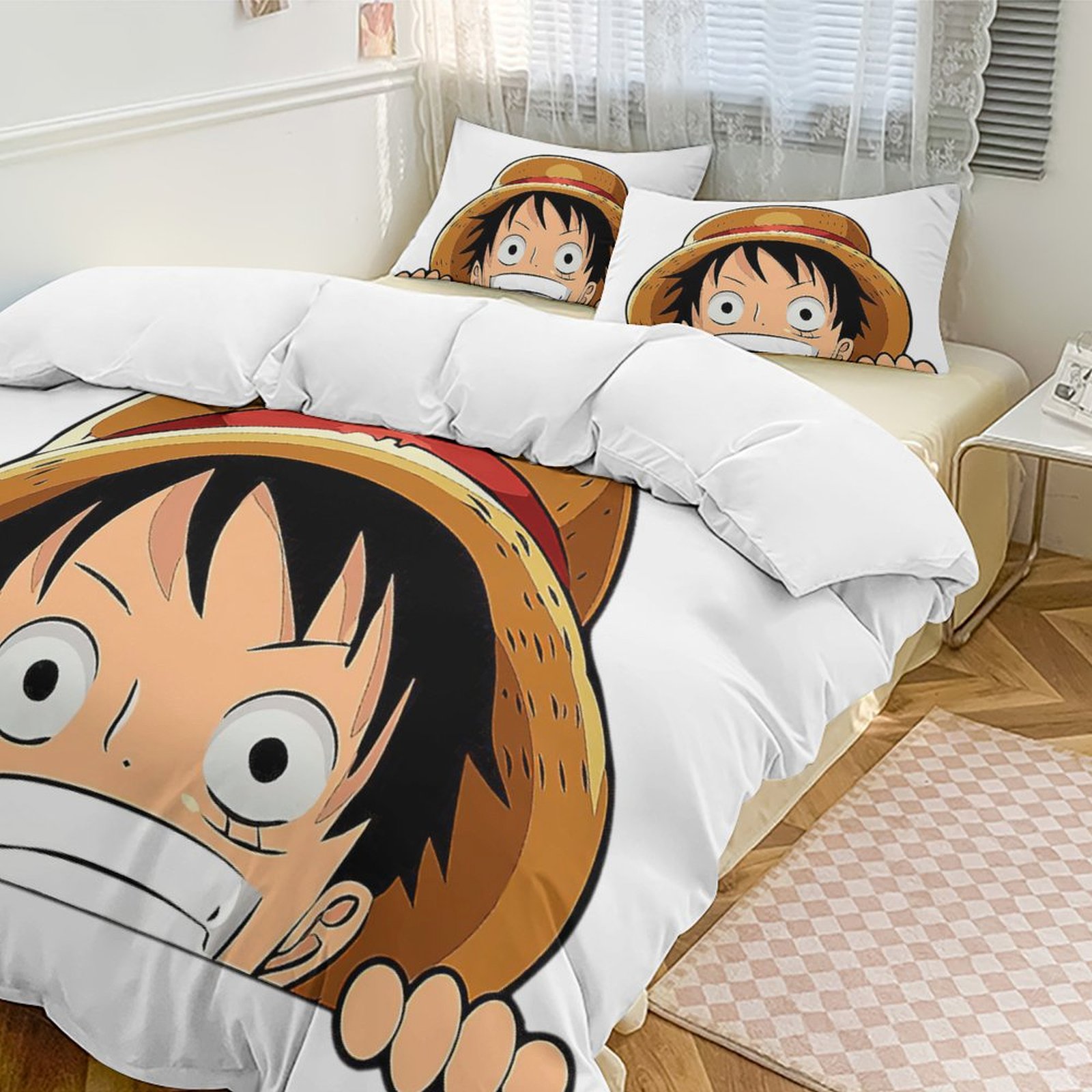 Girls Boys One Piece Comforter Cover Set 3 Piece Bed in A Bag 3D ...