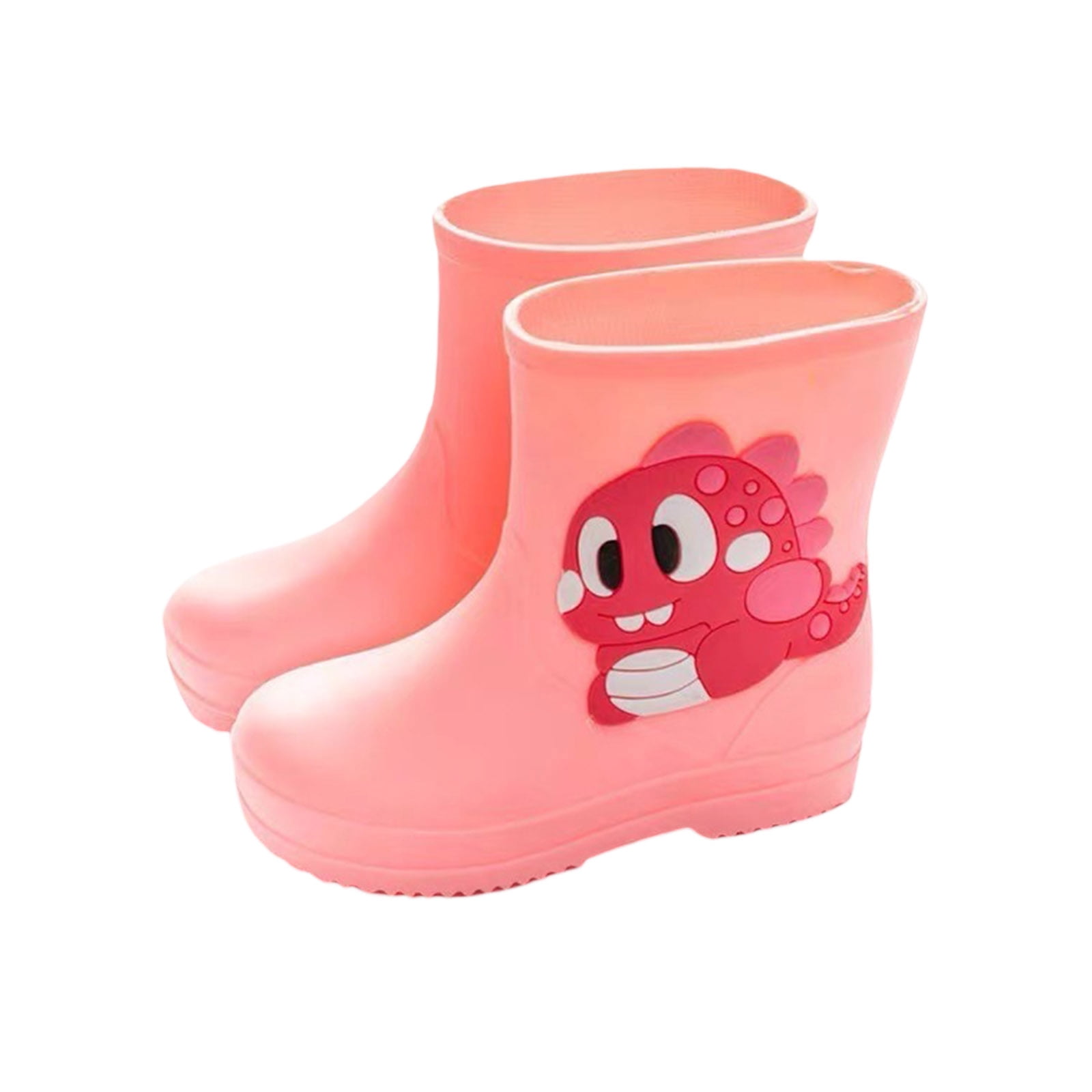 Girls Boys Rain Boots Lovely Cartoon Dinosaur Animal Pattern Wellies ...